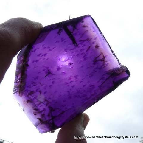 Lab-Grown Amethyst Quartz Crystal